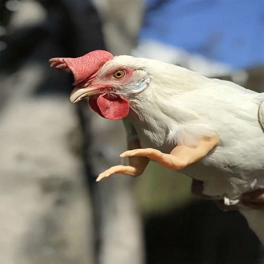 New Chicken Arm Decoration Chicken Helmet Decoration Chicken Forelimbs ...