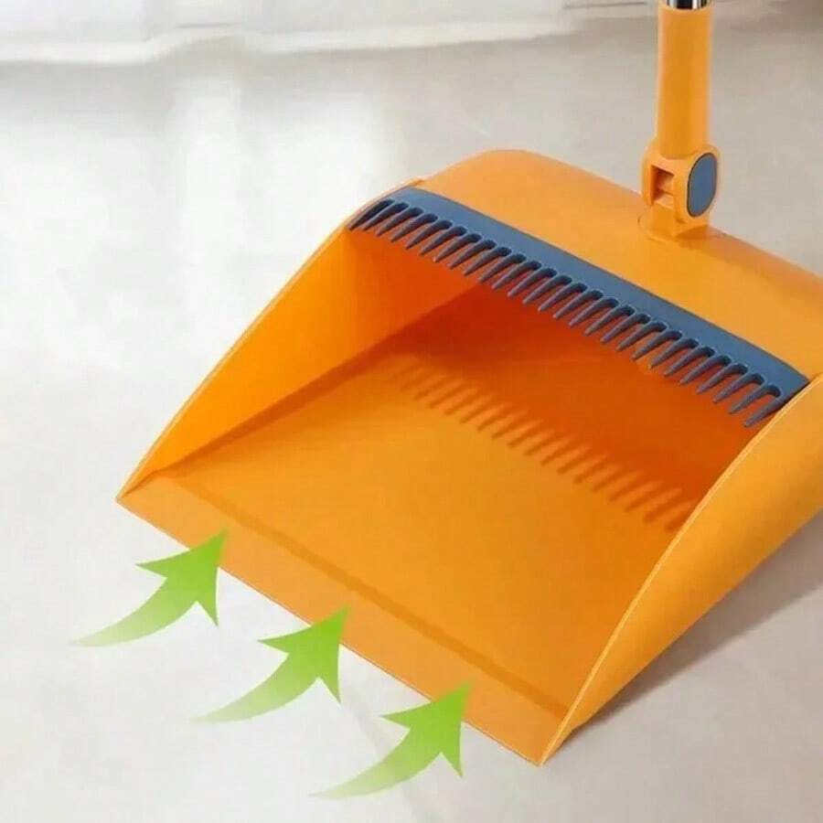 Brush And Shovel Broom And Dustpan Combination Set Vertical Folding ...