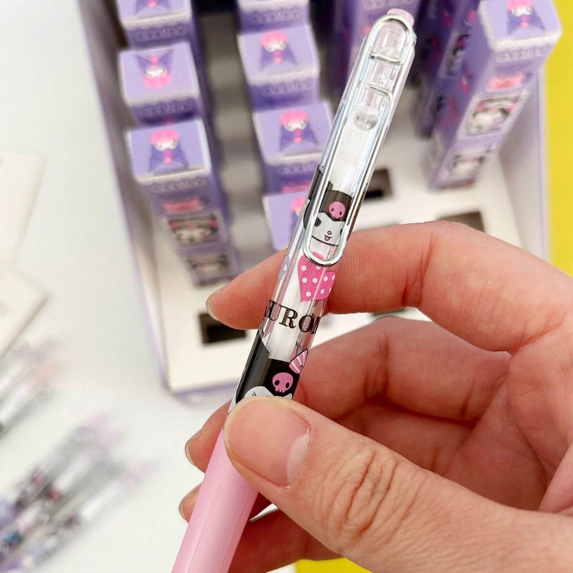 Sanrio Cute Sanrio Scratchable Blind Box Cartoons Kuromi Neutral Gel ...