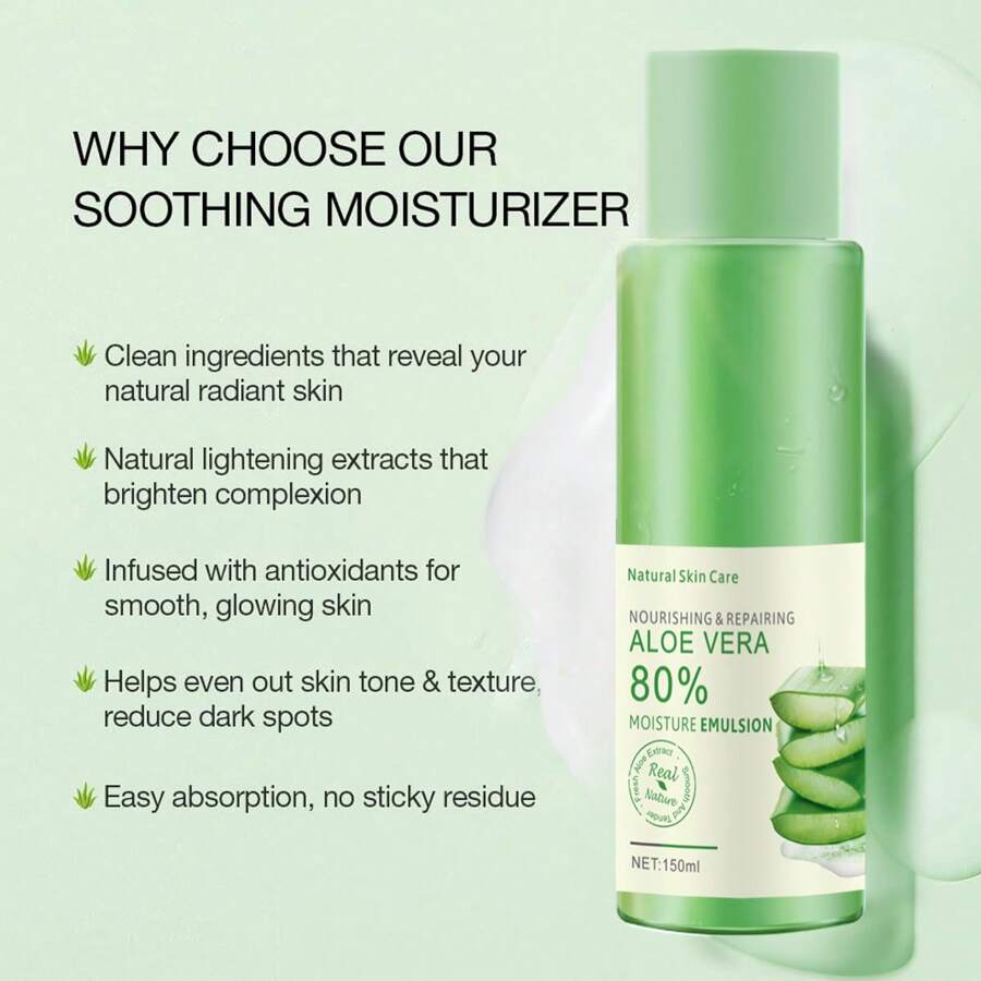 KOEC KOEC Moisture Aloe Vera Facial Emulsion 150ml, Hydrating Lotion ...