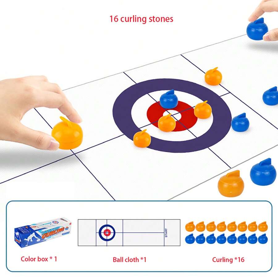 Mini Table Curling Balls, Curling Toy Mini Shuffleboard Tables Game ...