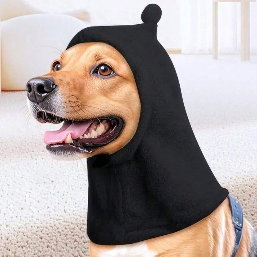 Dog Hat Costume Autumn And Winter Puppy Warm Headgear Adjustable Warm ...