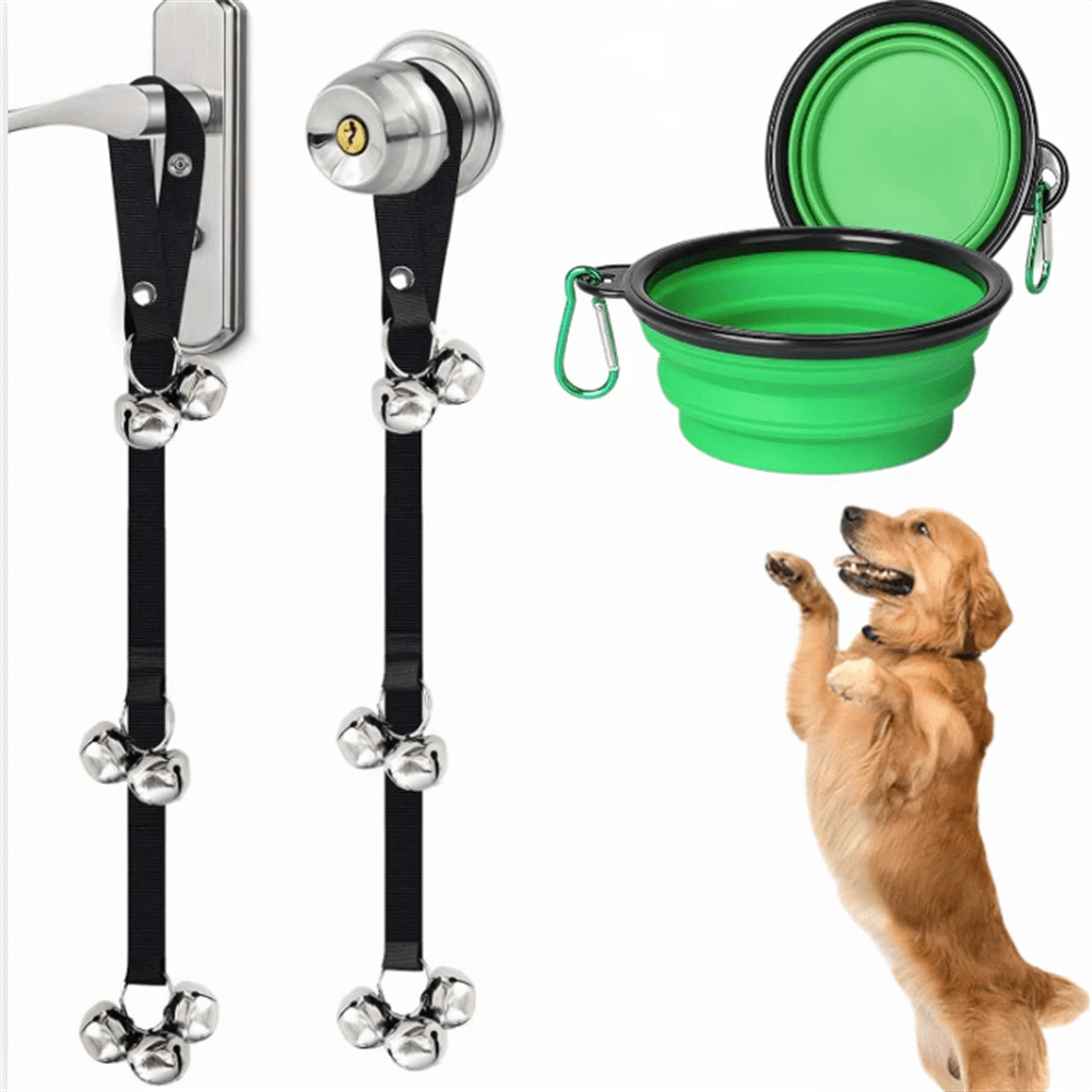 2 Packs Dog Doorbells Premium Quality Training Potty Great Dog Bells ...