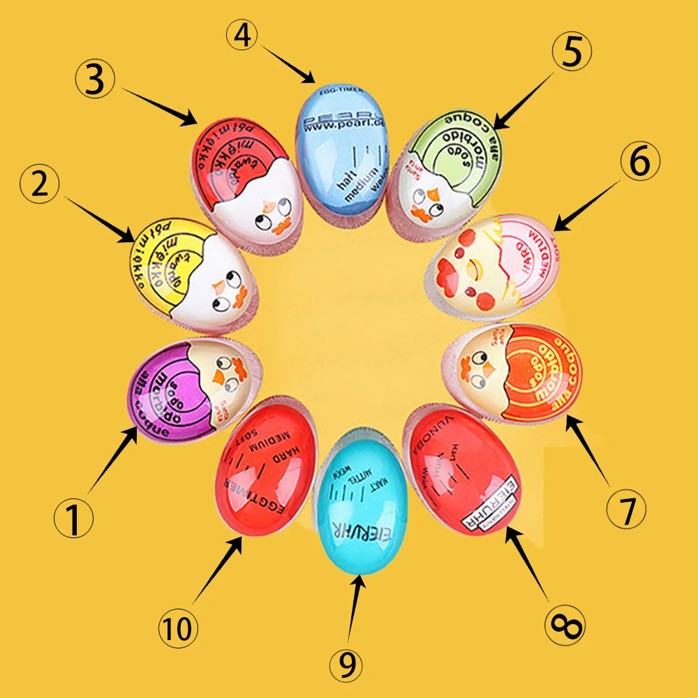 Boiling Egg Color Change Timer - Accurately Measure The Time For ...