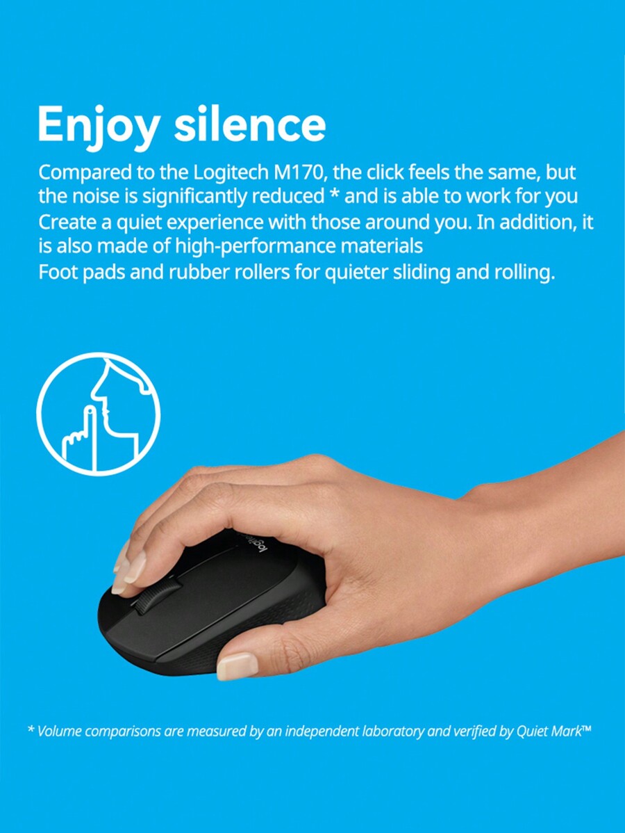 Logitech Logitech B330 kabellose Maus, kabellose Office Maus mit ...