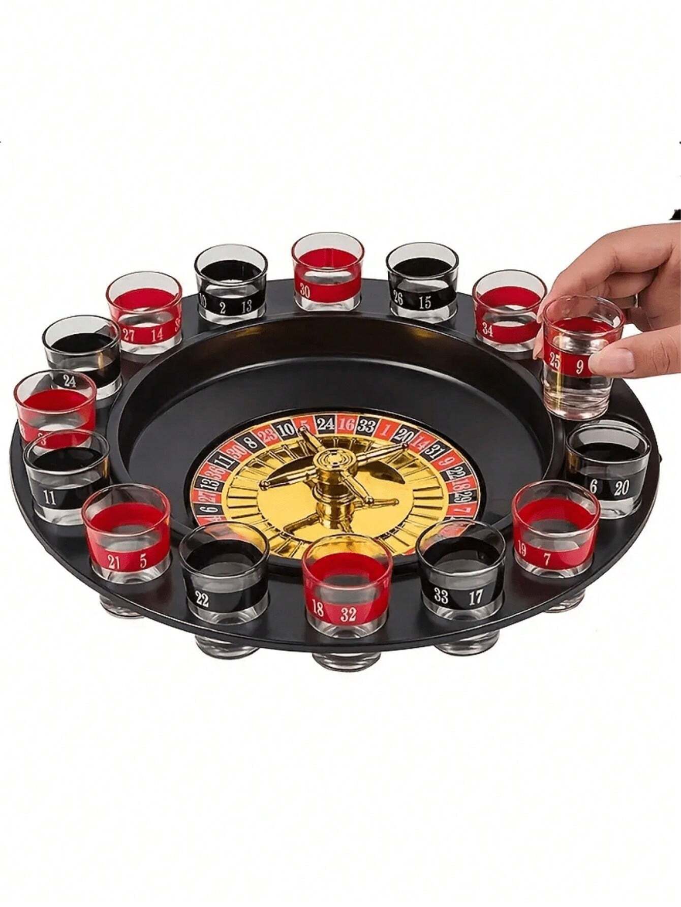 Drinking Spin Roulette Game Set, Party Drinking Games Spin Wheel, Fun ...