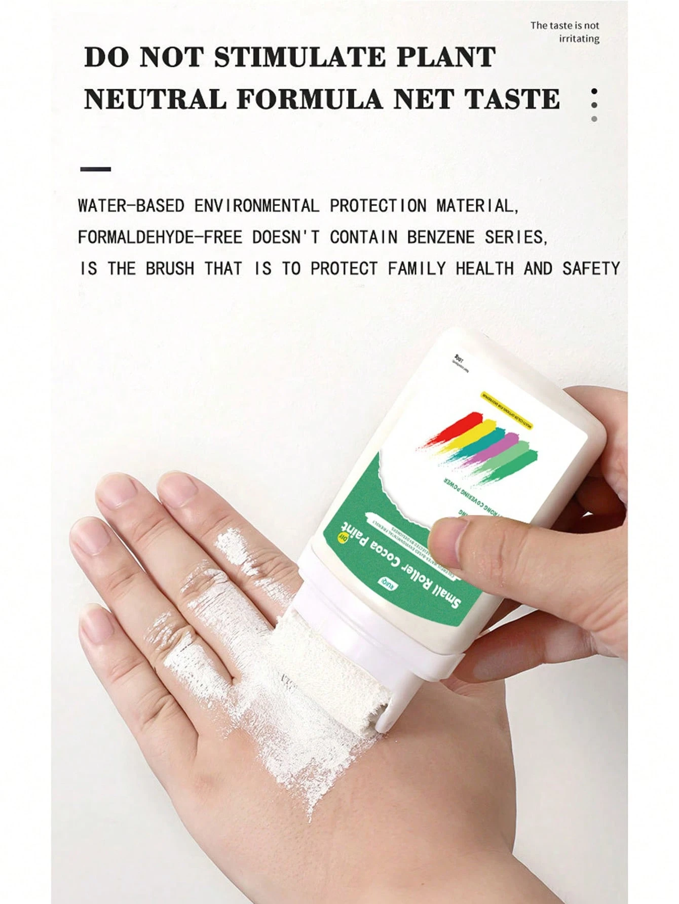 100g/White, Small Rolling Paint, Odorless Latex Paint, Suitable For ...