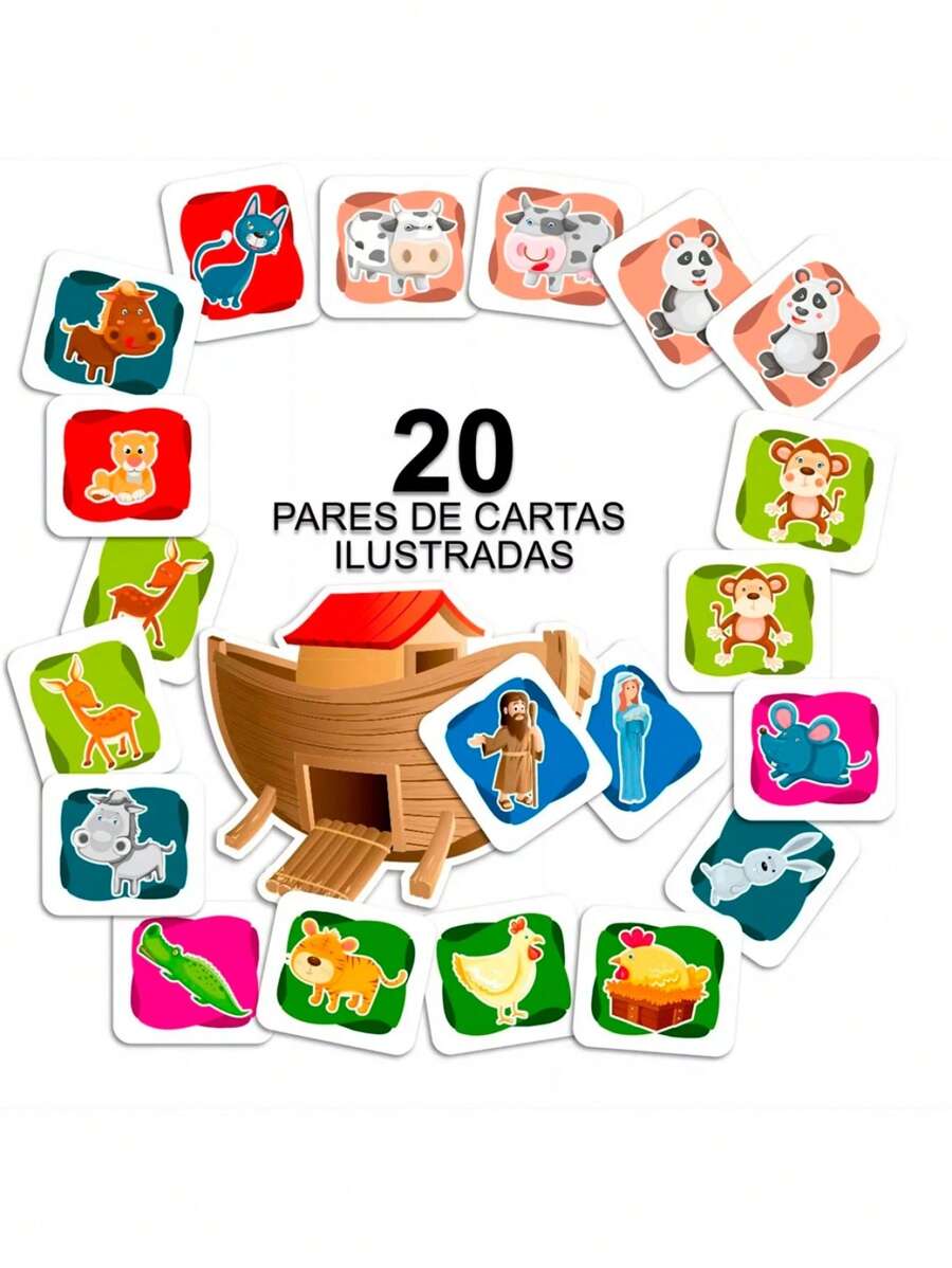 Noah's Ark Memory Game Animals For Kids Nature for Sale Australia| New ...