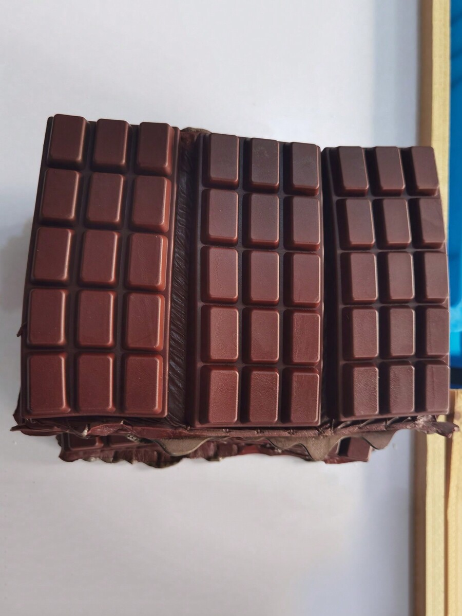 1pc 6.3*2.76in Creative Simulation Slow Rebound Chocolate Decompression ...