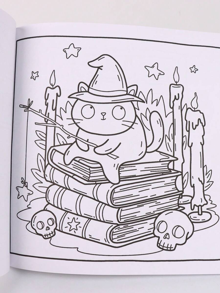 Spooky Cuties: Coloring Book For Adults Featuring Cute Creepy Creatures ...