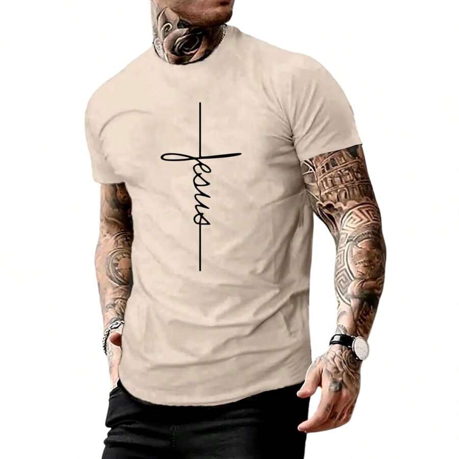 Men's Evangelical Jesus Crus Faith Unisex Premium Shirt Launch | SHEIN USA