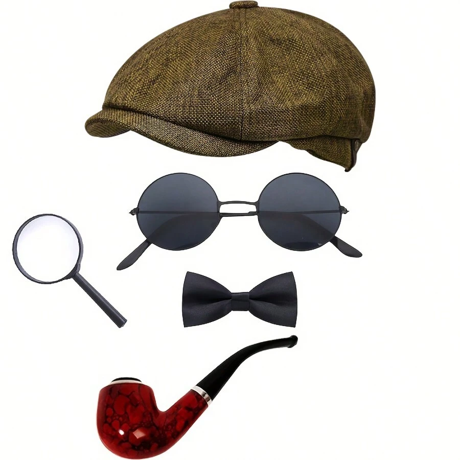 5-Piece Costume Set, Gentleman Costume Set, Detective Costume Set ...