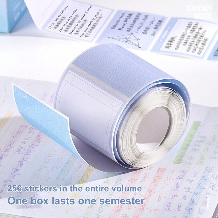 Kawaii Pull-Out Sticky Notes With Fluorescent Markers, High-Looking ...