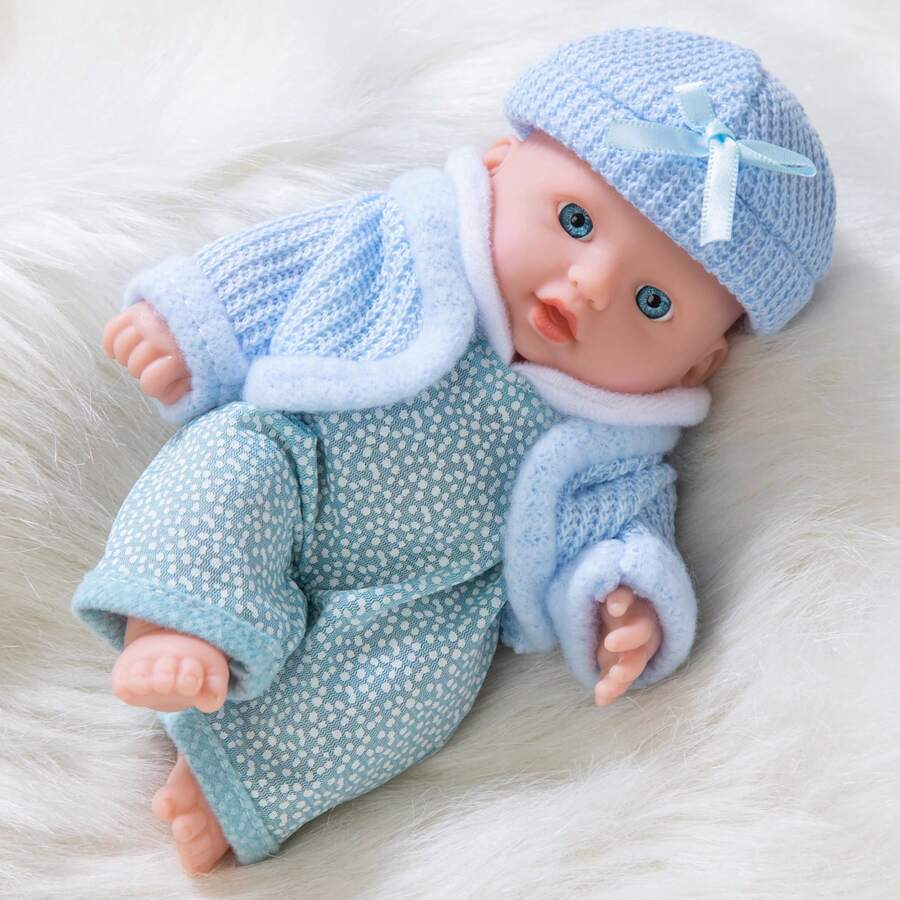 8-Inch Cute Ceramic Doll Dolls, Baby Companion Doll, Realistic Doll ...