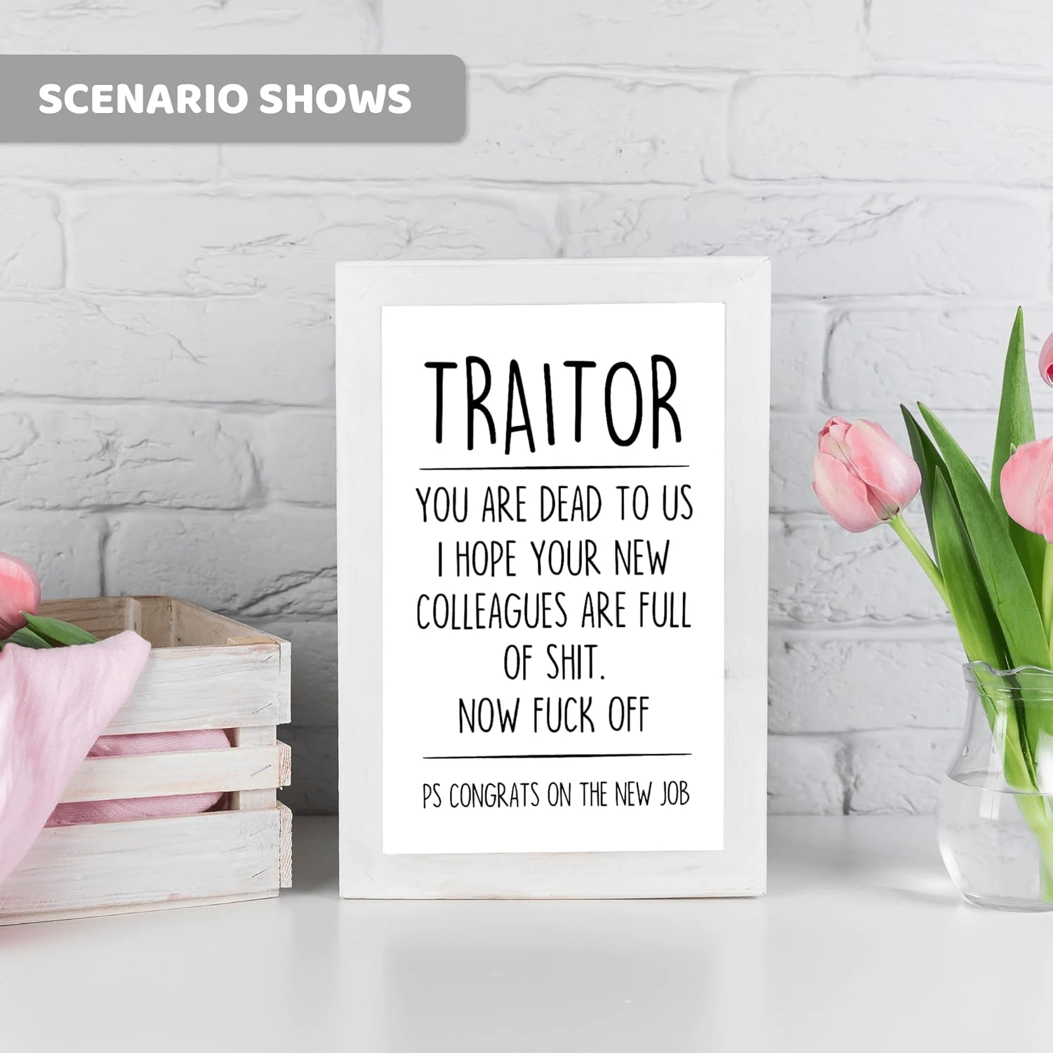 Funny Colleague New Job Resignation Card, Farewell Card For Colleagues ...