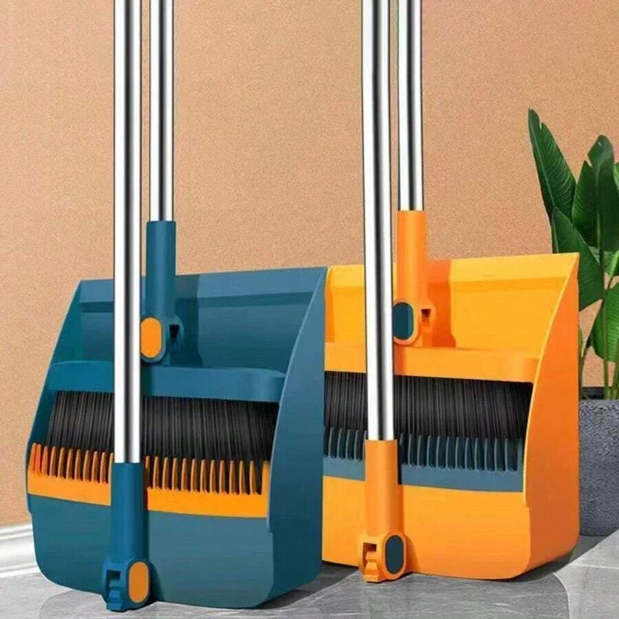 Broom Dustpan Set Household Wiper Sweeper Magnetic Folding Broom Large Trash Shovel Broom Broom ...