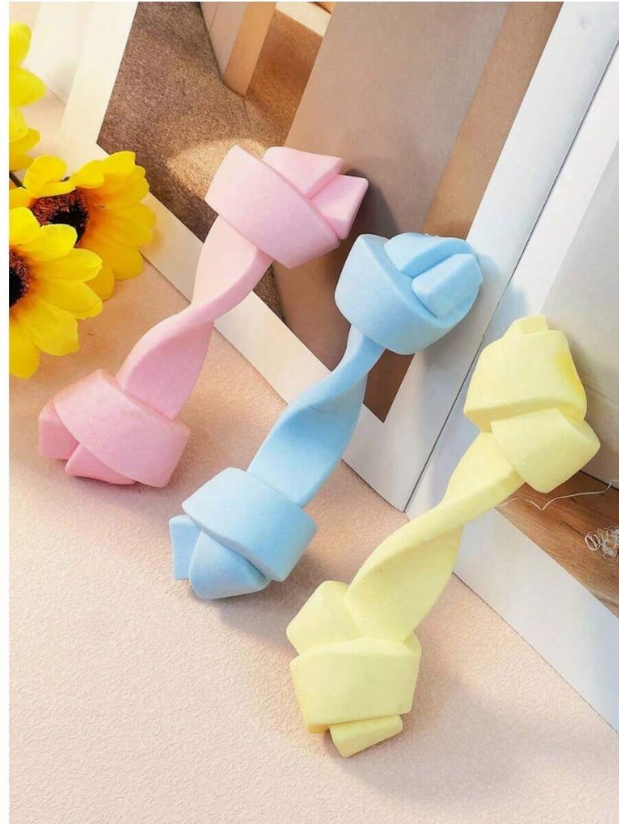 1 Pieces Of TPR Pet Chew Toys, Dog Bite-Resistant Toys, Bone-Shaped Kink, Suitable For Teeth ...