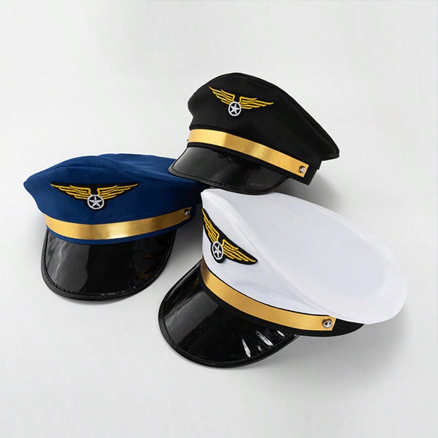 Party Pilot Cap, Aviator Hat, Aviation Costume, Stage Performance Props ...
