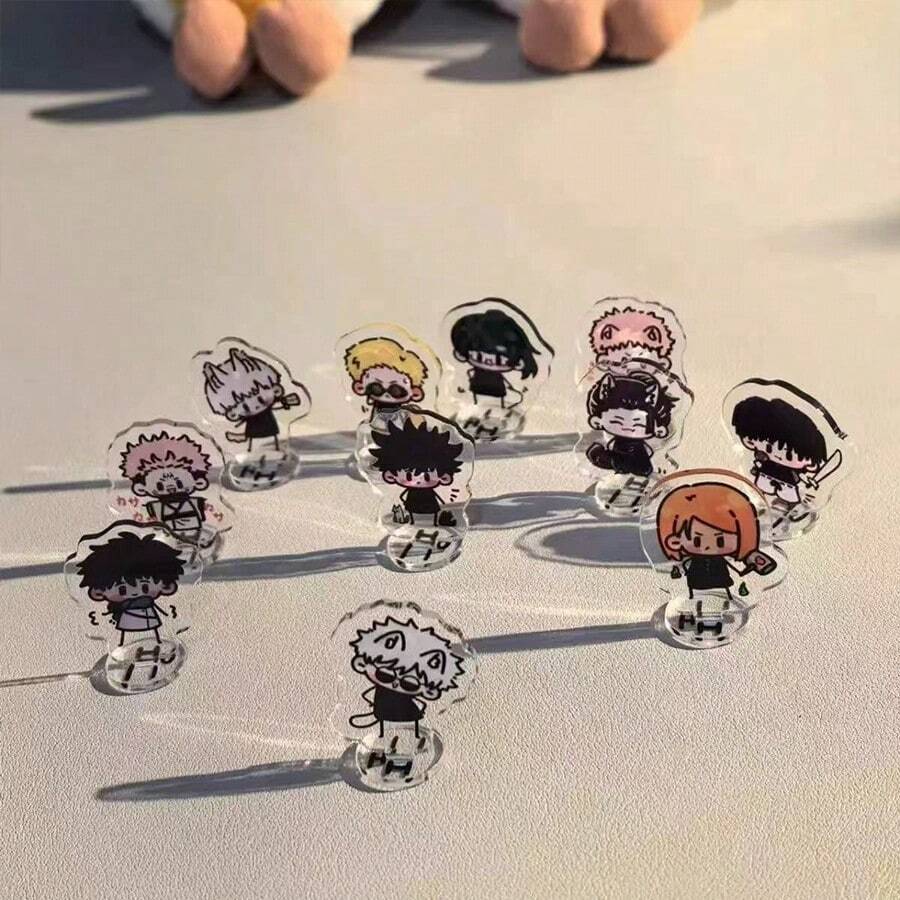 Jujutsu Kaisen 11 pezzi Mini decorazioni da scrivania, Statuette da ...