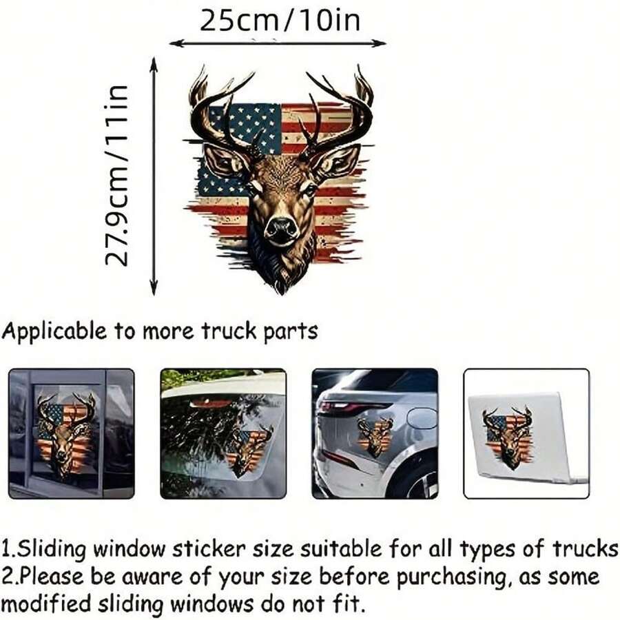 Truck Rear Window Stickers, Truck Rear Center Window Vinyl Stickers ...