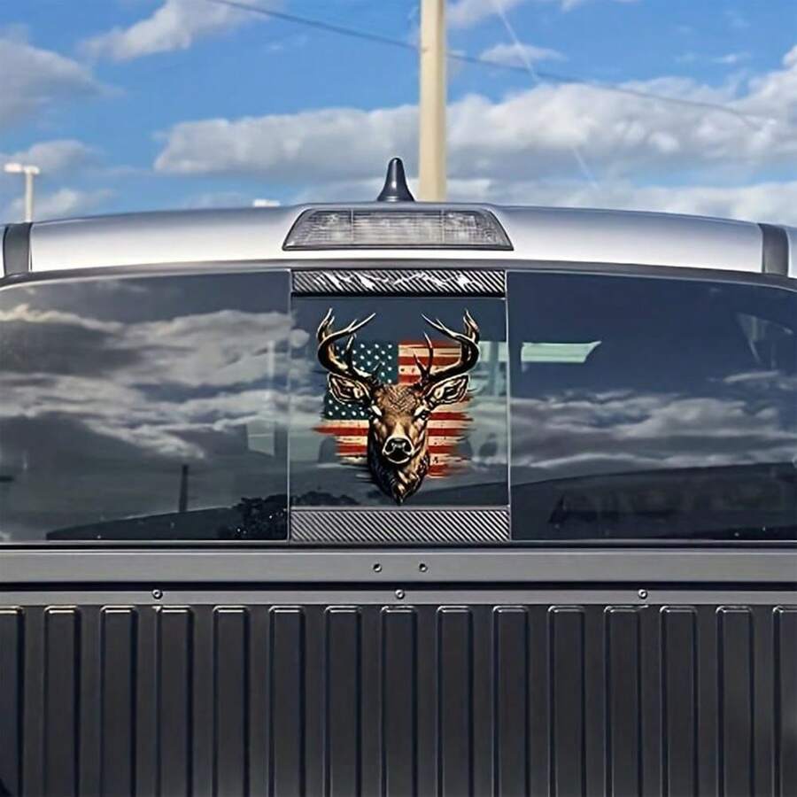 Truck Rear Window Stickers, Truck Rear Center Window Vinyl Stickers ...