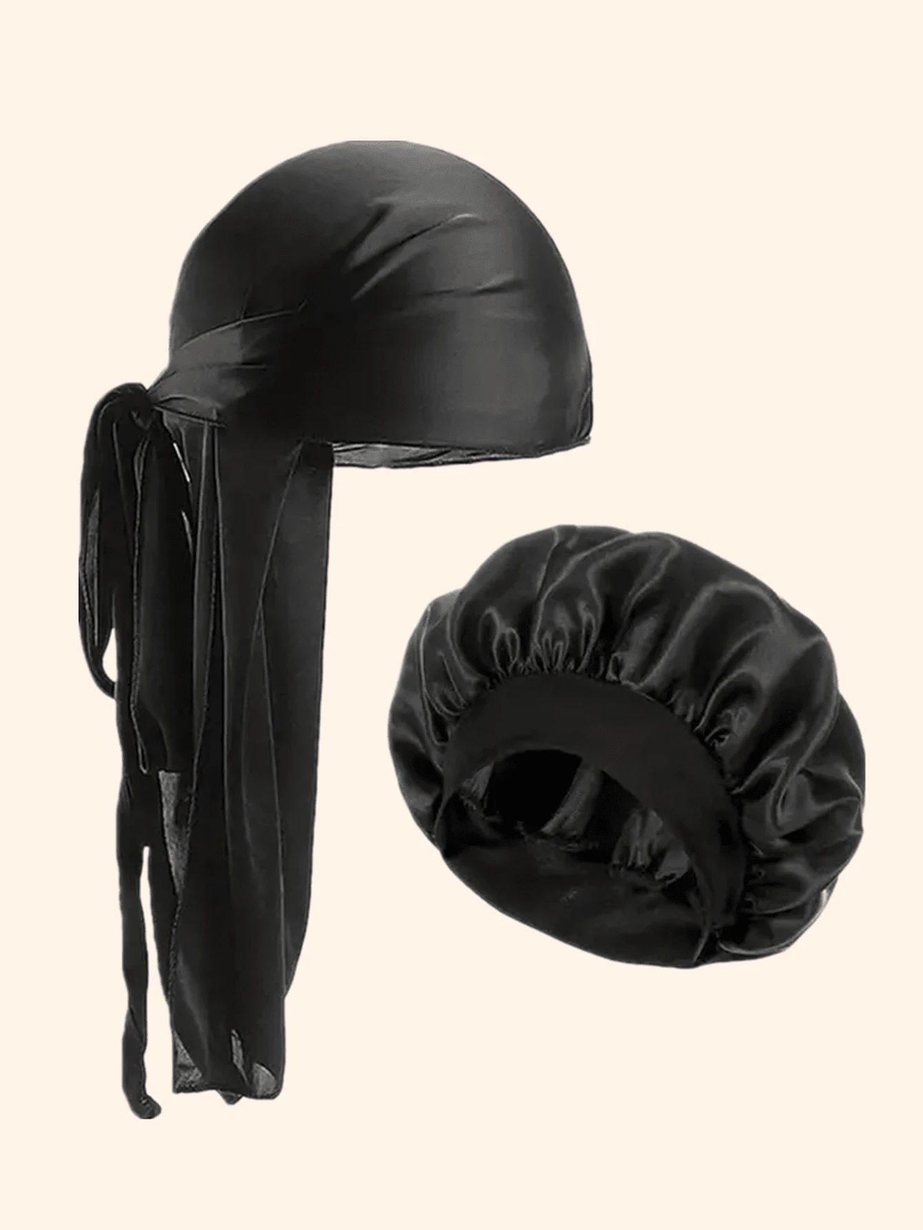 Satin Bonnet Silk Bonnet For Sleeping Matching Durag And Bonnets Set ...