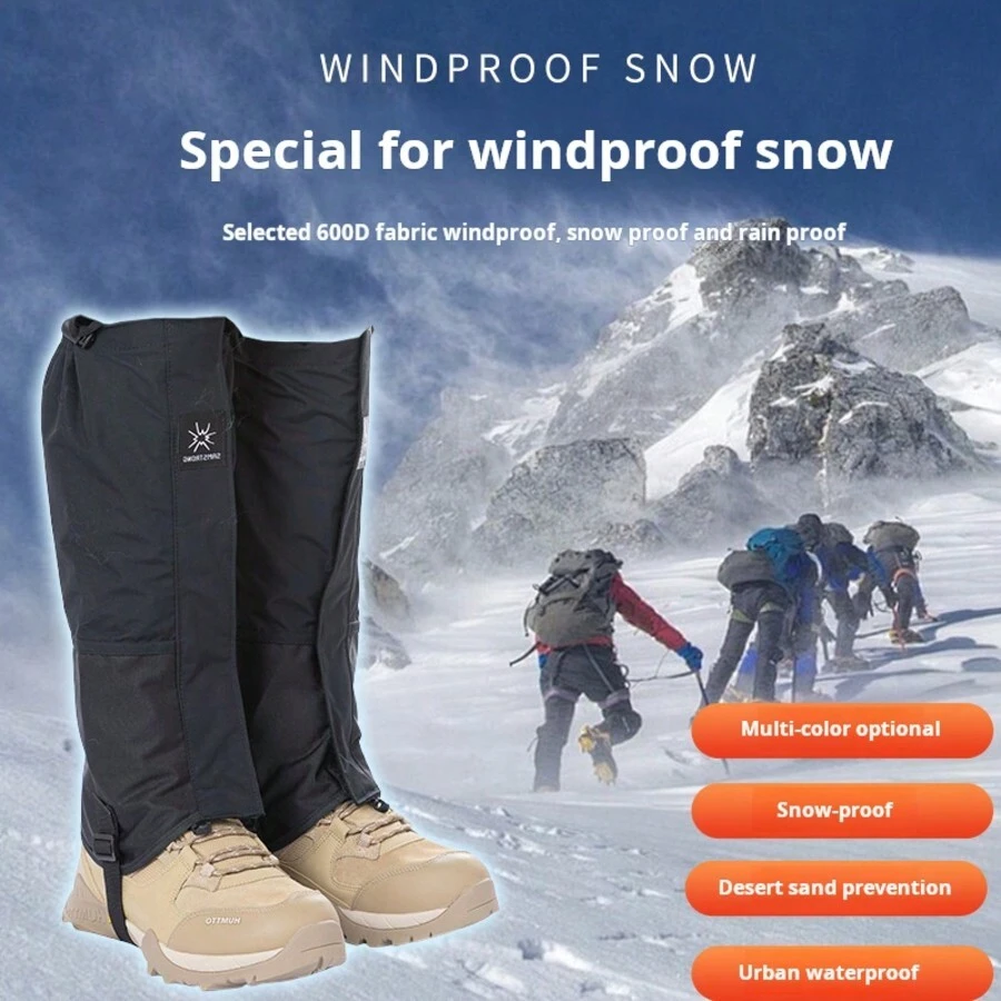 1 Pair Outdoor Leg Protector Gaiters, Waterproof, Anti-Sand, For Hiking ...