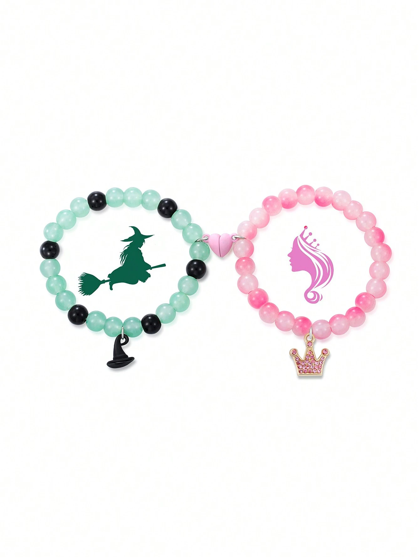 1pair Elphaba Galinda Friendship Matching Bracelets, Movie Merch ...