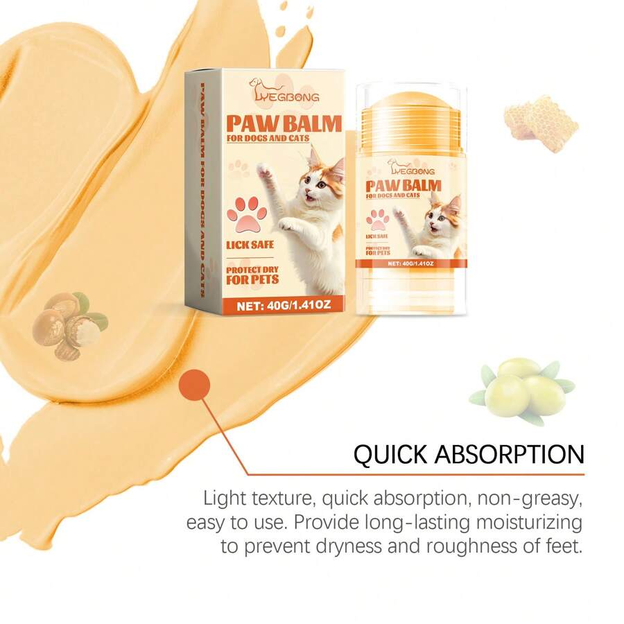 Pet Paw Care Stick, Pet Cat And Dog Paw Moisturizing Care, Anti-Drying And Softening Paw Paw ...