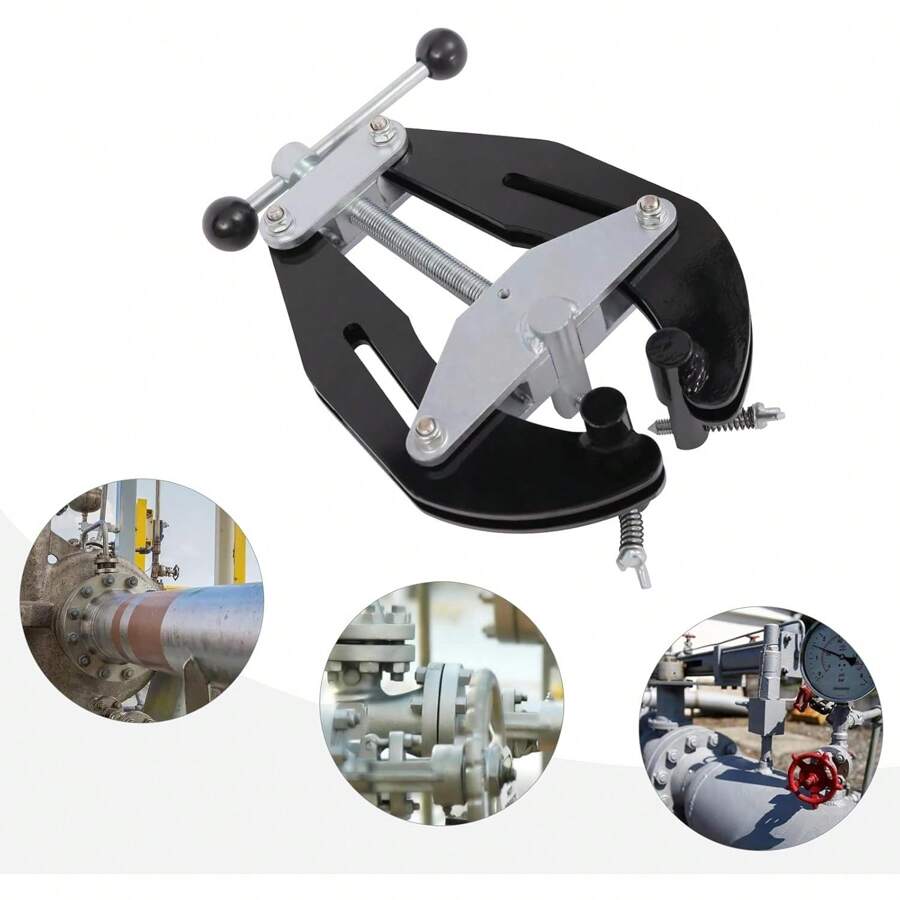 SHZICMY Pipe Clamp, 2 To 6Inch Heavy Duty Pipe Alignment Clamp, High ...