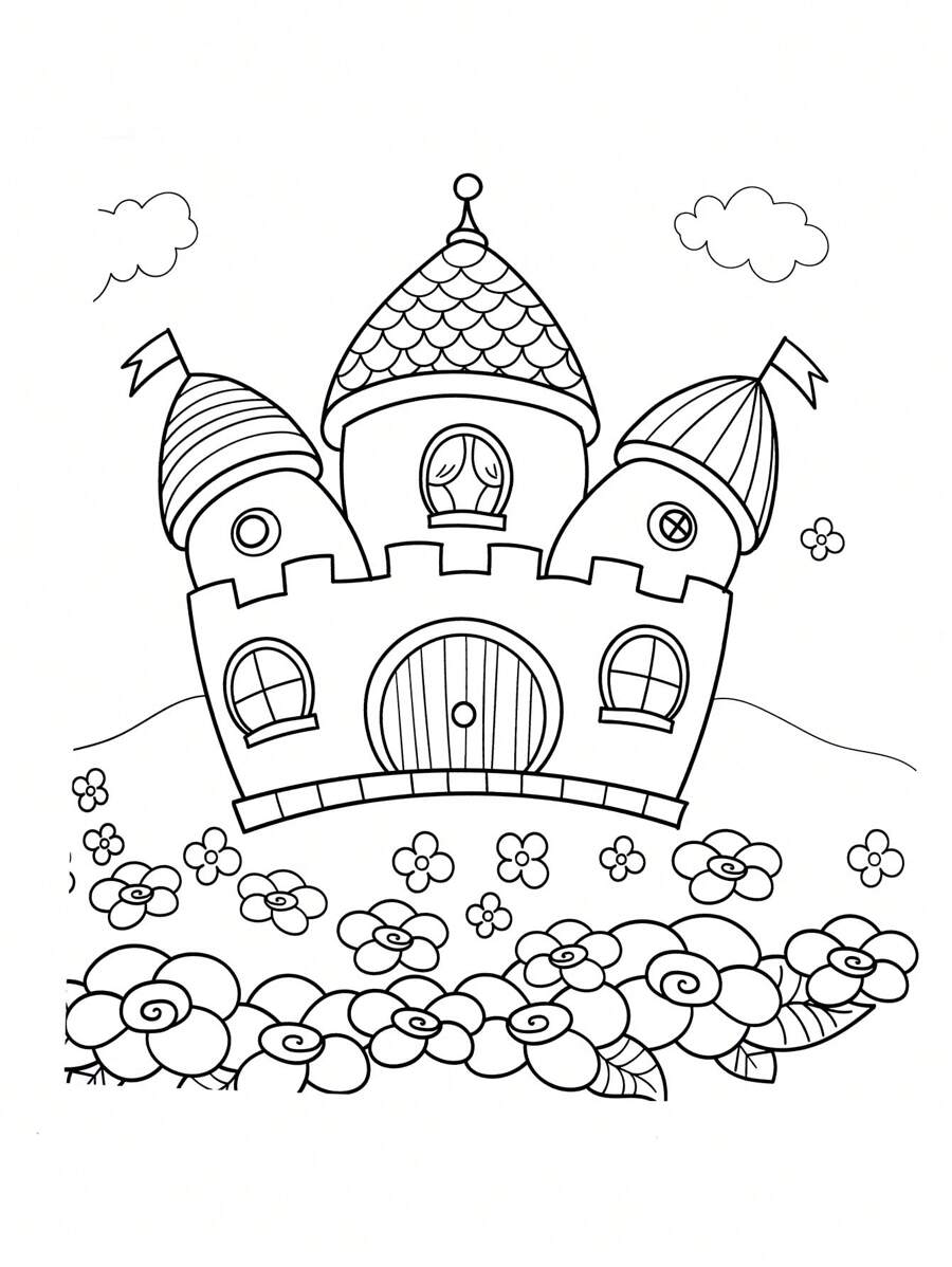 1PC Cute Coloring Book Coloring Pages Easy Coloring Book For Adults ...