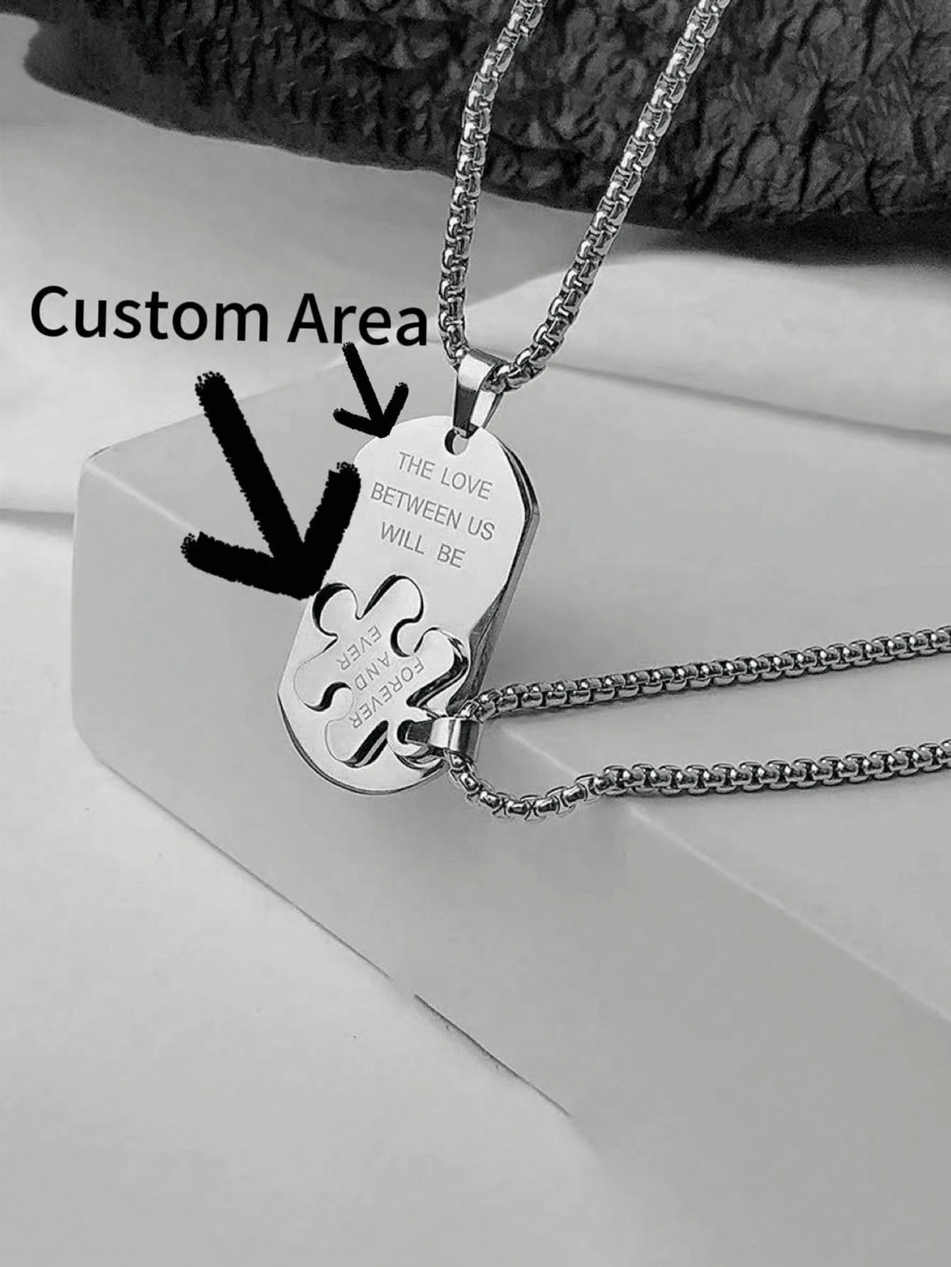 1PC Customized Necklace For Women, Couples, And Families, Perfect For ...