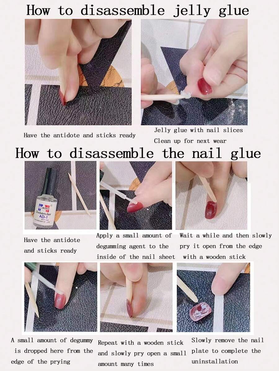 Shanghai-Style Sweetheart Hand-Wears Nail Pink Heart Flashing Nail Patches Nails | SHEIN UK