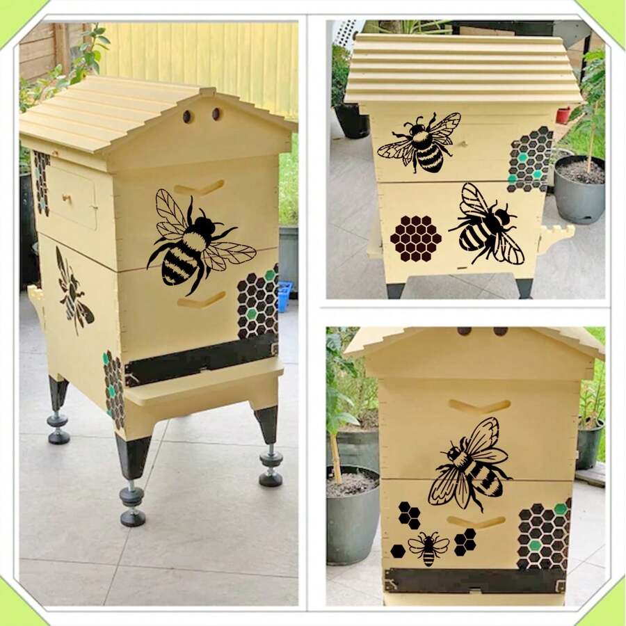 Hexagon Honeycomb Stencils, Reusable Plastic Drawing Painting Stencils ...