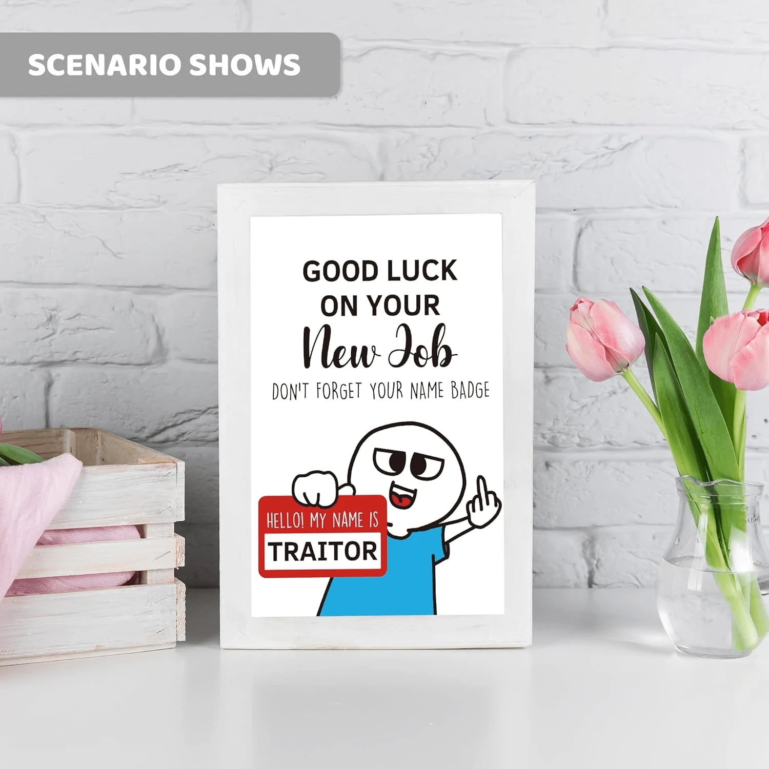 Funny Colleague New Job Resignation Card, Farewell Card For Colleagues ...