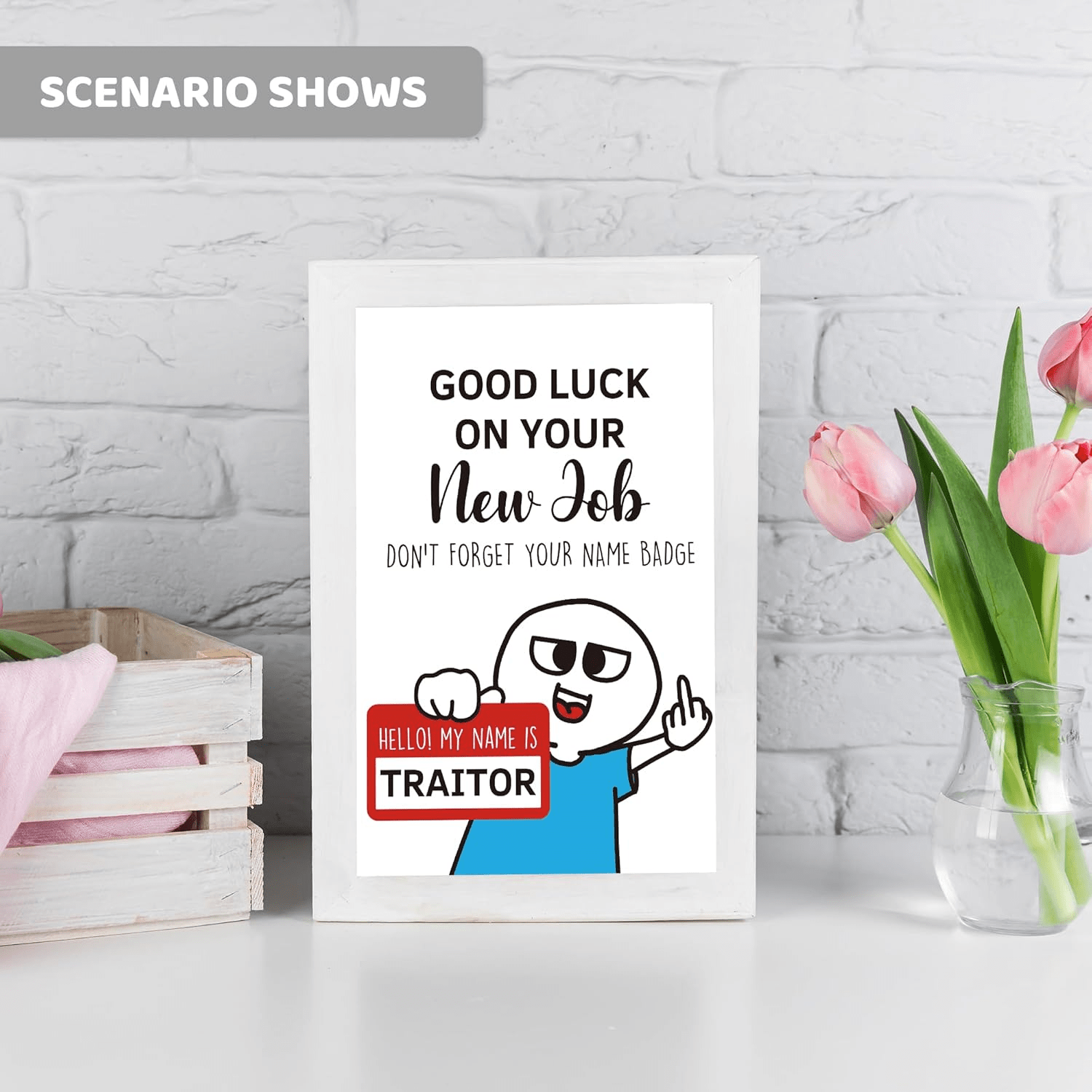 Funny Colleague New Job Resignation Card, Farewell Card For Colleagues ...