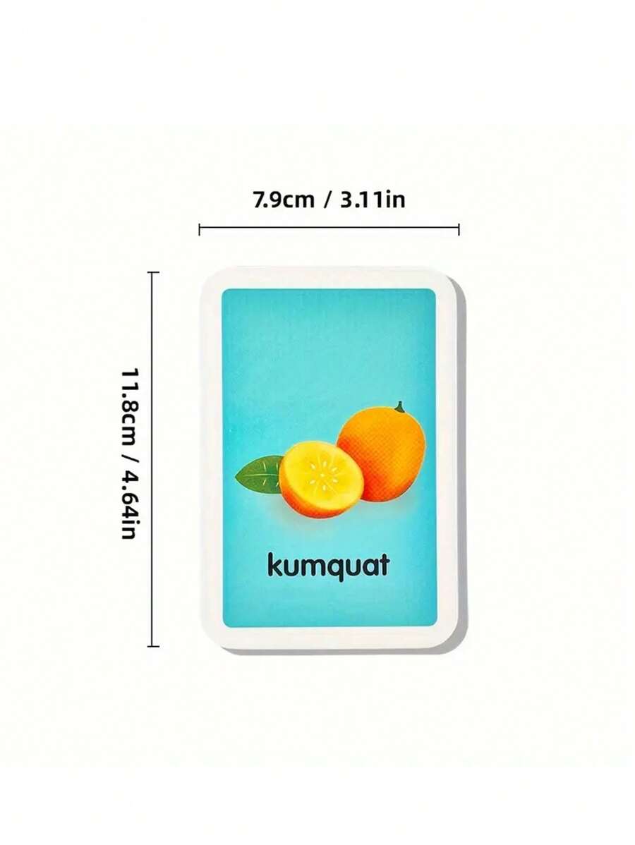 36 pièces de fiches éclair d'identification de fruits, à combiner avec ...
