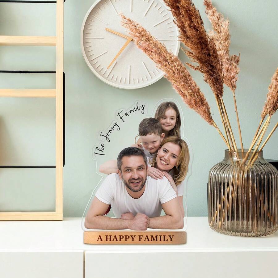 Custom Photo Frames, Personalized Acrylic Picture Prints With Wooden ...