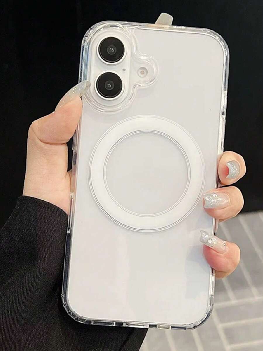 The Convenience Phone1 Clear PC+TPU Electroplated Button Hard Case ...