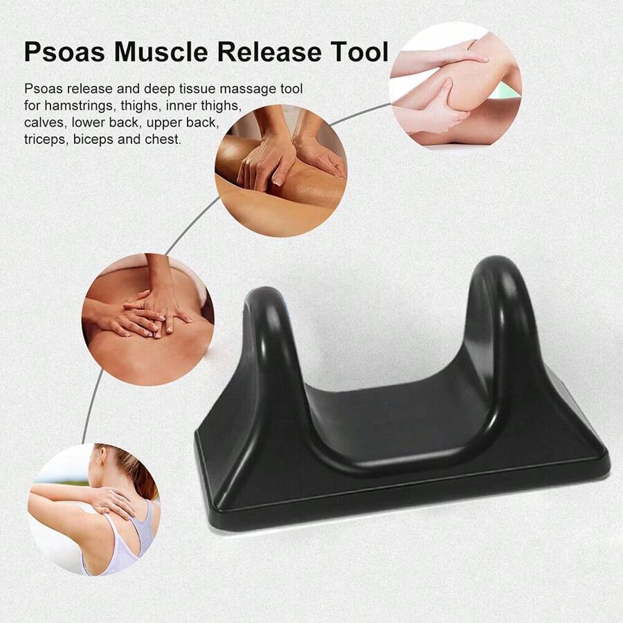 Psoas Muscle Massager, Psoas Release Massage Tool, Back & Hip Flexor ...