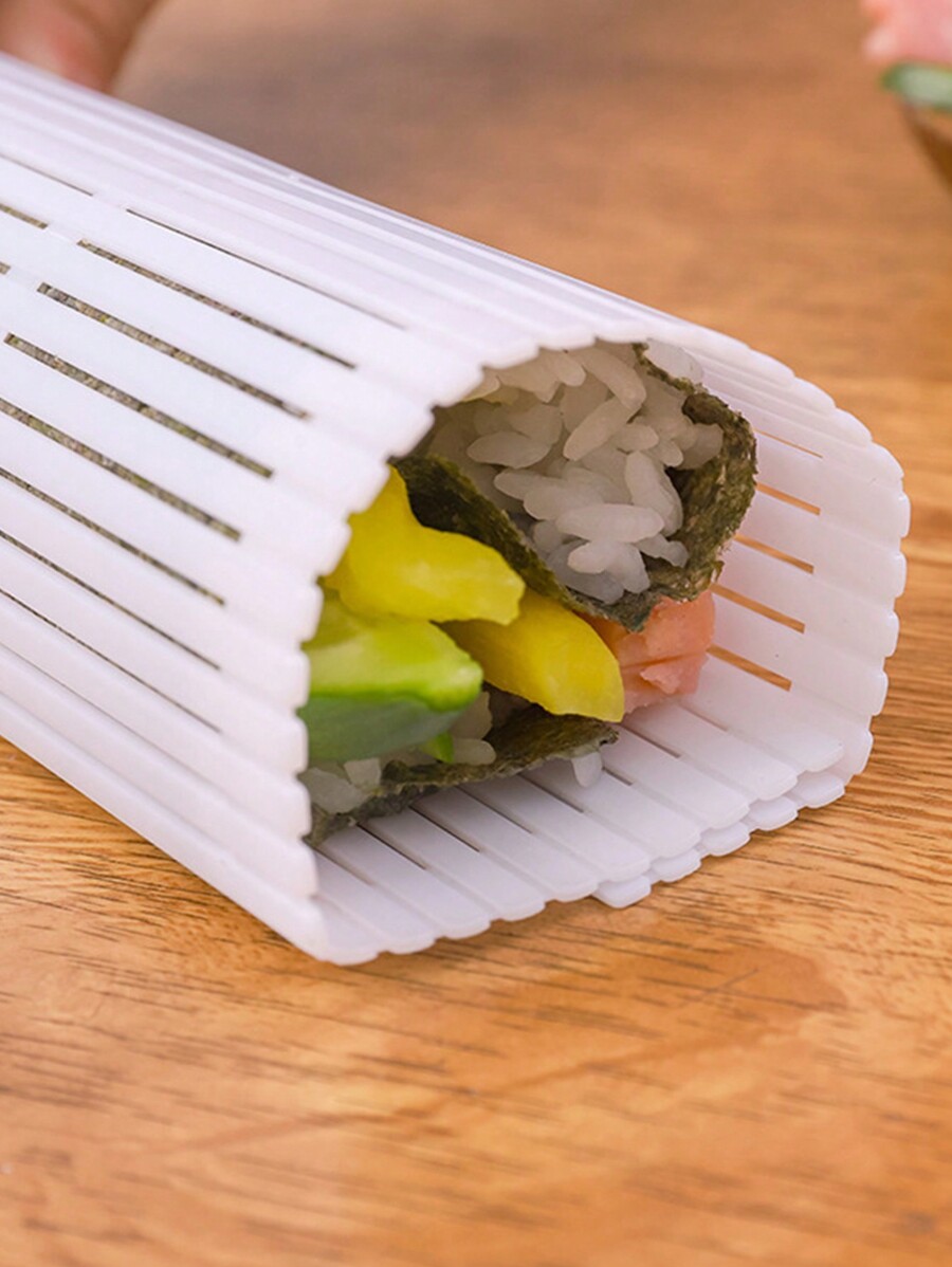 Sushi Rolling Mat, Japanese-Style Plastic Sushi Rolling Mats, White ...