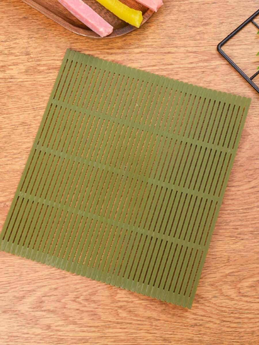 Sushi Rolling Mat, Japanese-Style Plastic Sushi Rolling Mats, White ...