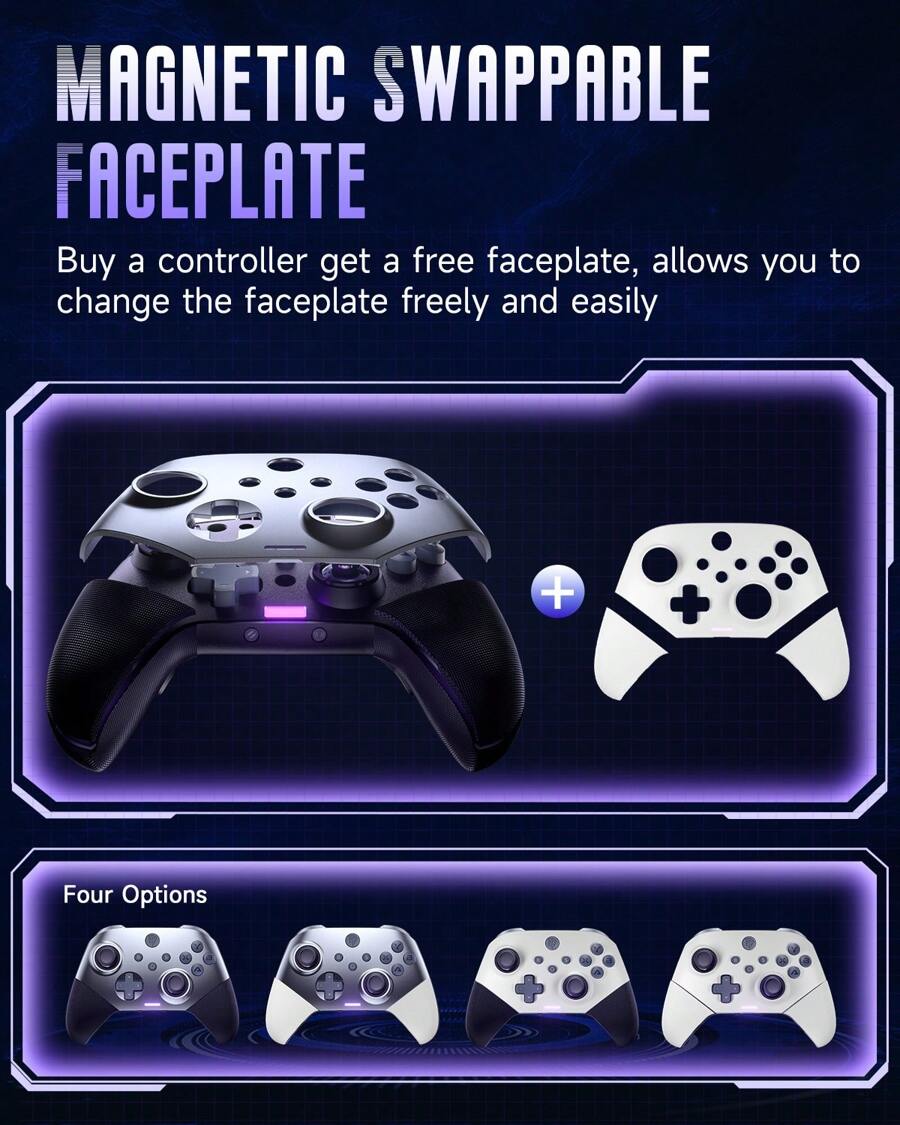 EasySMX EasySMX X10 PC Controller - No Stick Drift, No Dead Zone ...