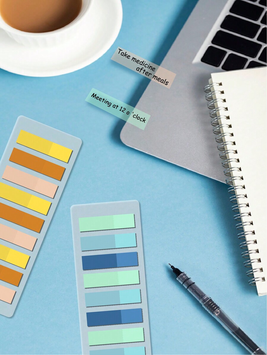 New 3 Graded Sticky Notes Index Notes, Back To School Stationery Self ...