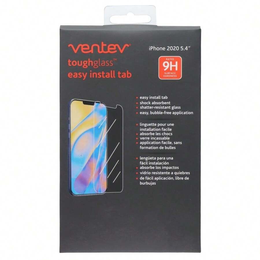 Ventev ToughGlass W/ Easy Install Tab Screen Protector For IPhone 12 ...