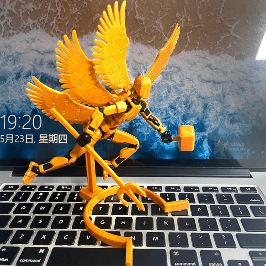 Seraphim God Lucky Doll 13 Joints Movable 3D Printed Doll Toy 3rd ...