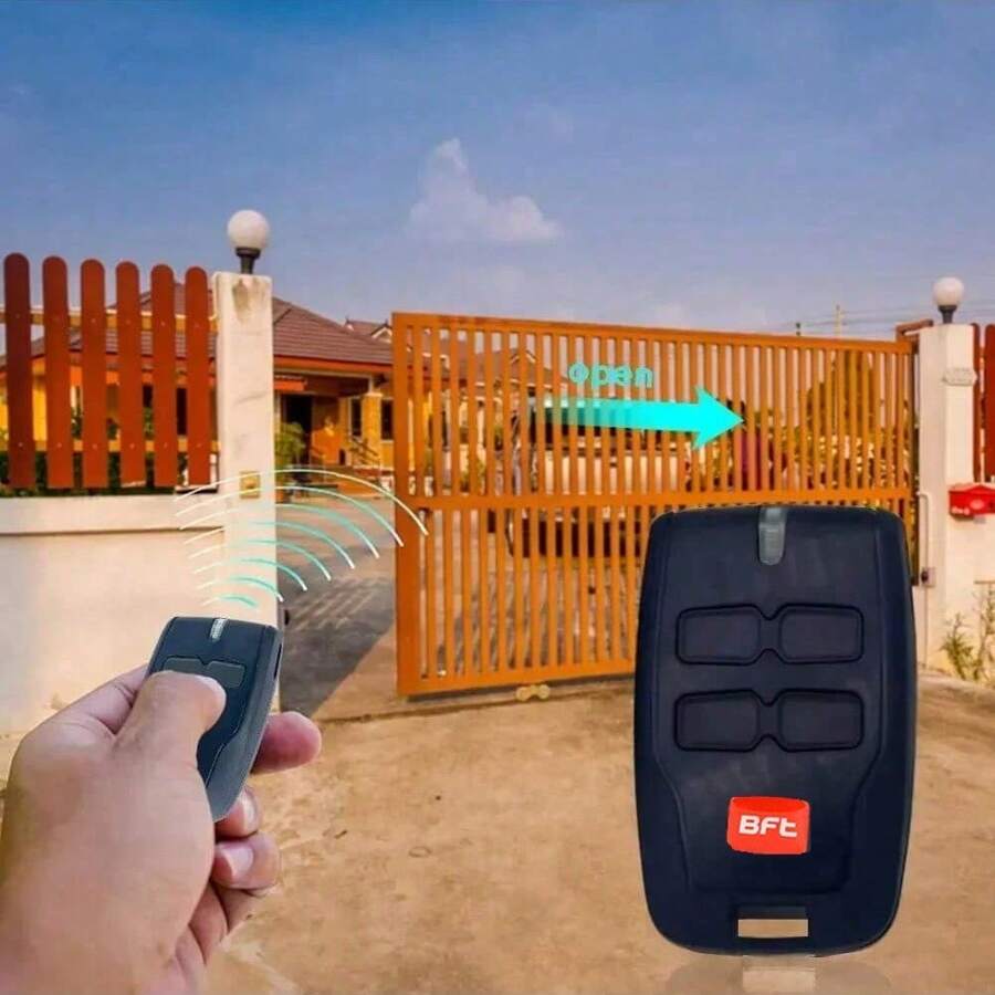 433mhz Rolling Code Clone Remote Wireless Rf Electric Gate Garage Door Led Light Transmitter Key 