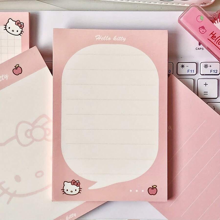Sanrio [Best Selling] New Sanrio Hello Kitty Note Pad, Minimalist High ...