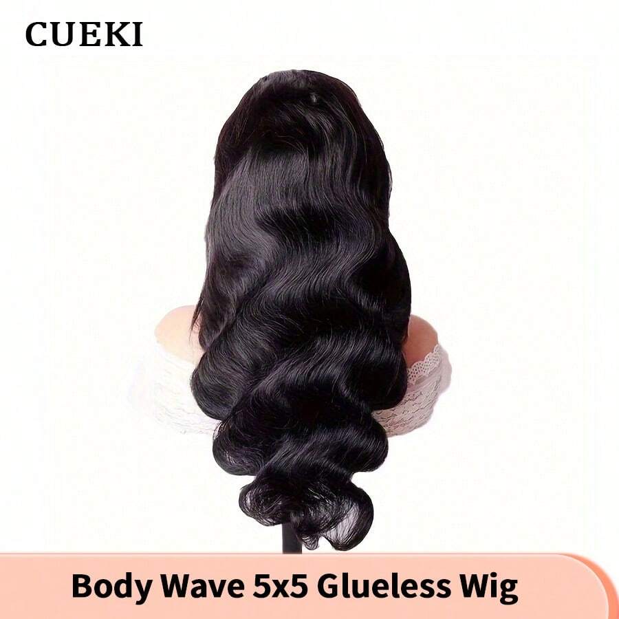 [Perruque à Front Lacé HD 5x5] Perruque à Front Lacé HD 5x5 Facile à Porter - sans colle, pré ...