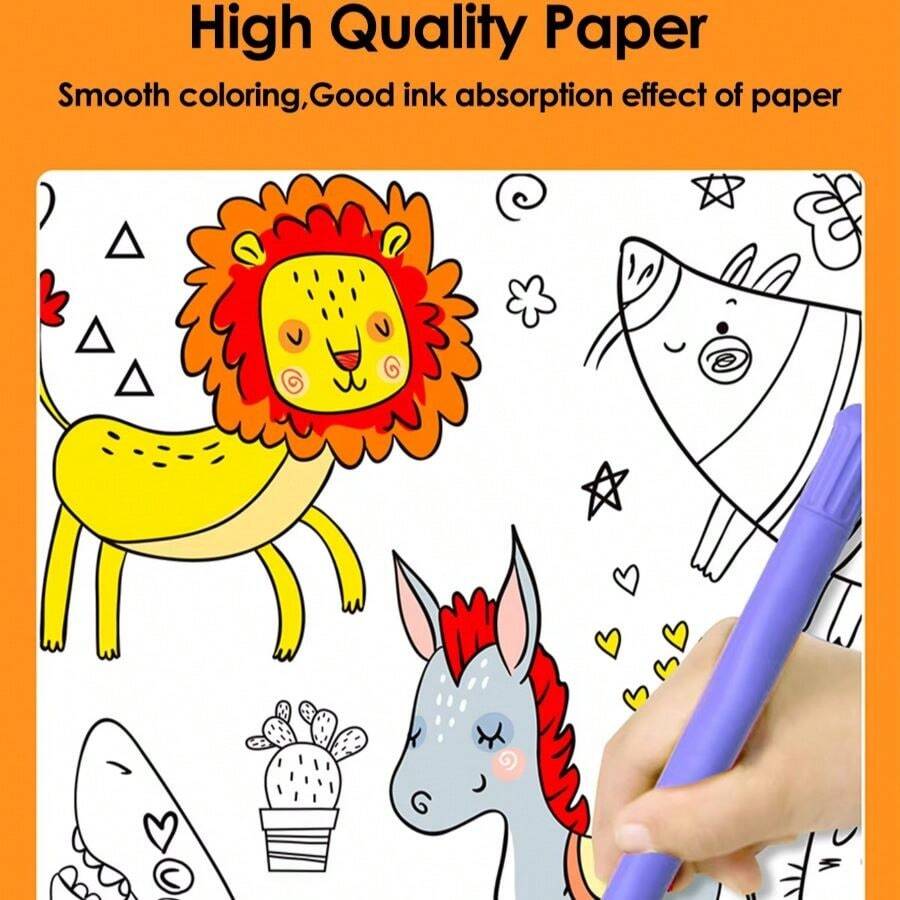 3M Kids Coloring Roll, Graffiti Drawing Roll, Painting Paper, Painting ... 3M Kids Coloring Roll, Graffiti Drawing Roll, Painting Paper, Painting ...